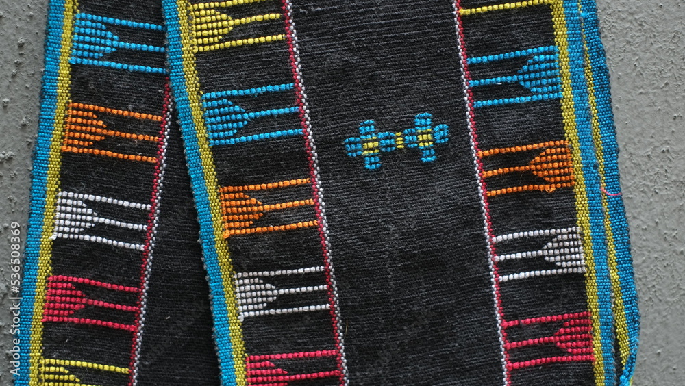 the traditional cloth of the Batak people of North Sumatra in Indonesia ...