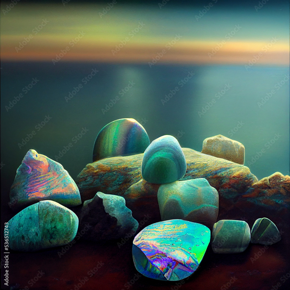 Iridescent stone pattern background Stock Illustration | Adobe Stock