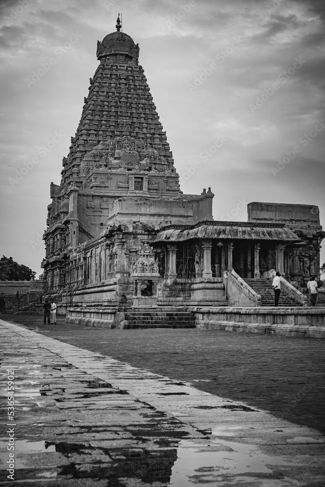 Tanjore Big Temple or Brihadeshwara Temple was built by King Raja Raja ...