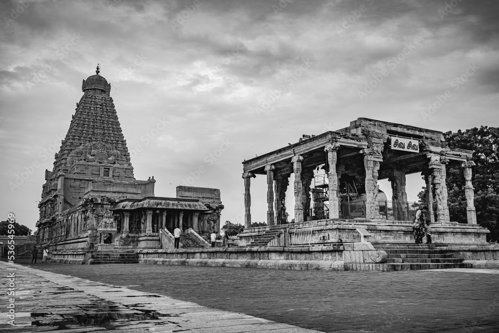 Tanjore Big Temple or Brihadeshwara Temple was built by King Raja Raja ...
