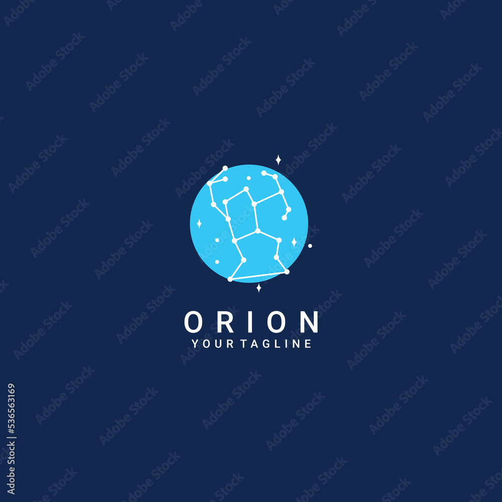 Orion logo desing icon vector Stock Vector | Adobe Stock