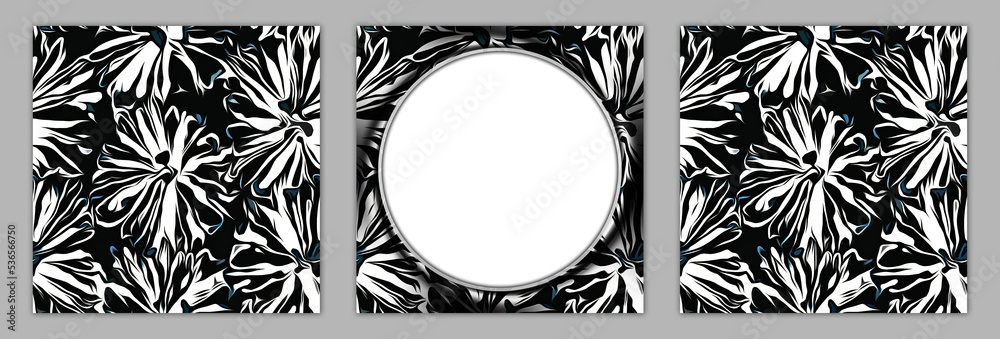 Textile and wallpaper patterns. A printable digital illustration work ...