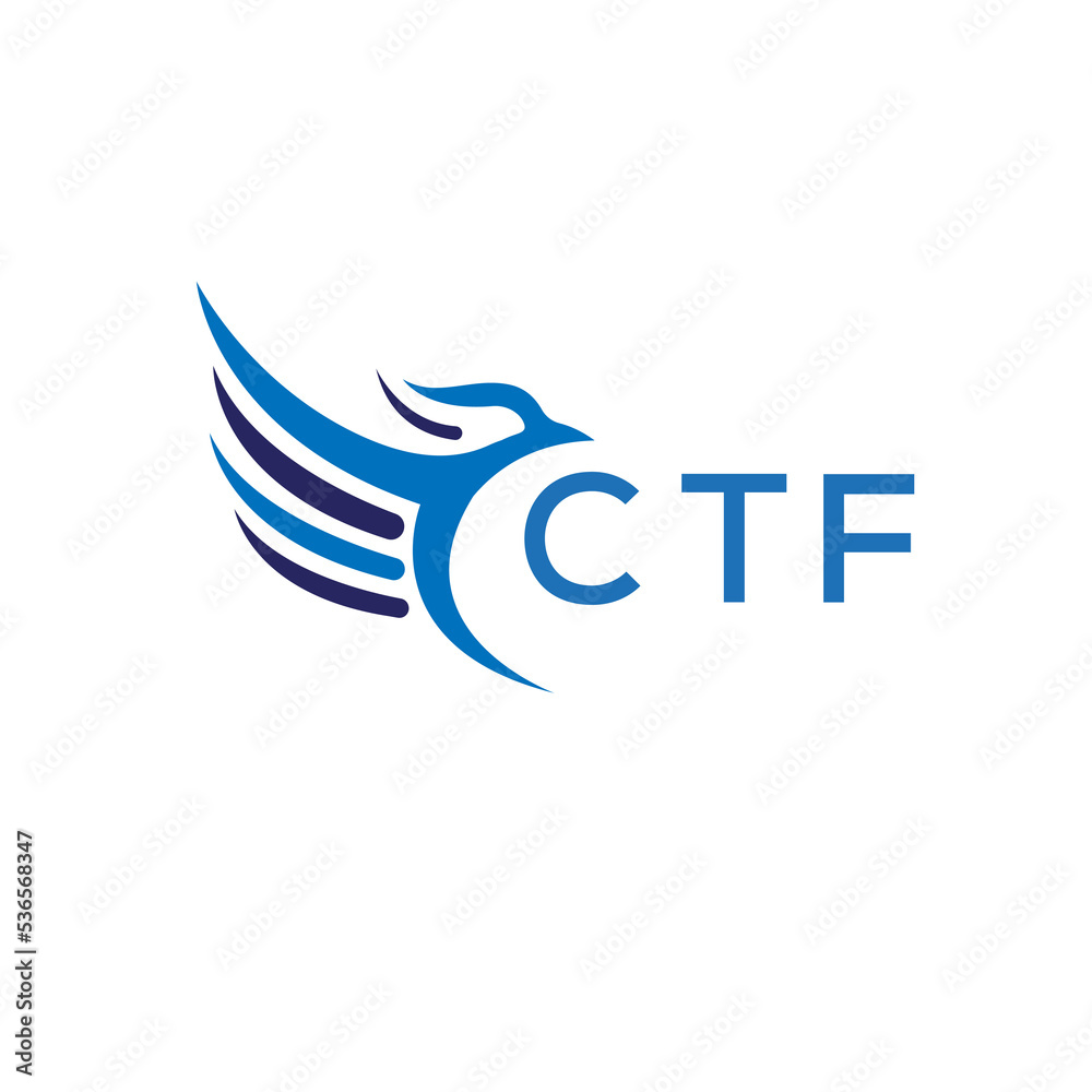 Ctf Letter Logo On White Background Ctf Letter Logo Icon Design For Business And Company Ctf