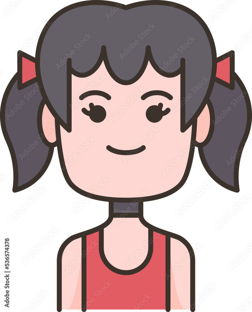 niece icon Stock Vector | Adobe Stock