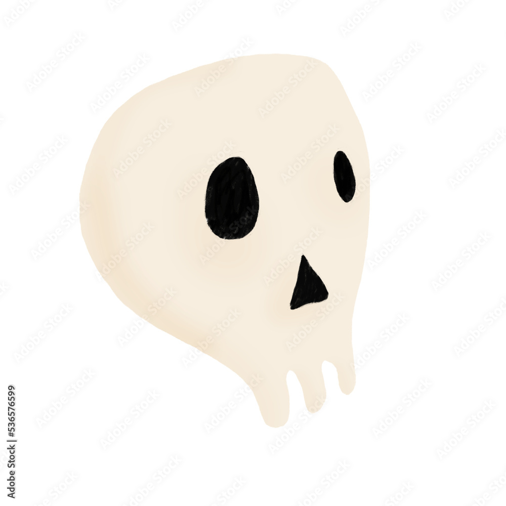 Cartoon skull illustration isolated Stock Illustration | Adobe Stock