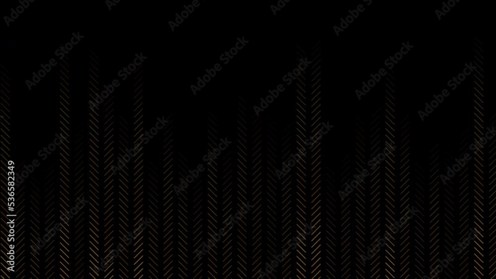Golden geometric lines abstract hi-tech background. Seamless looping ...