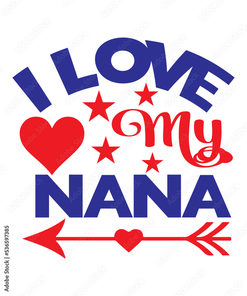 Nana Heart svg, Nana svg Bundle, eps, dxf, ai, png, Files For Cricut ...