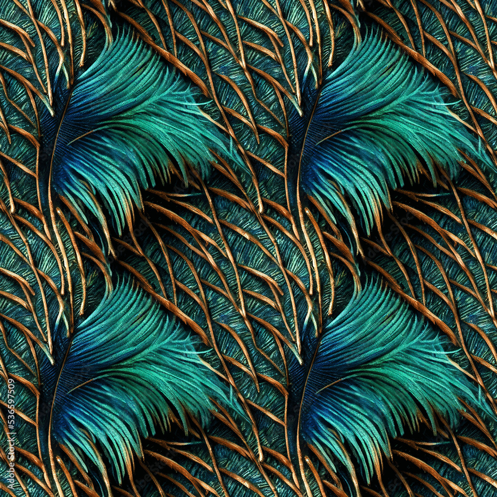 Seamless feather texture, pattern Stock Illustration | Adobe Stock