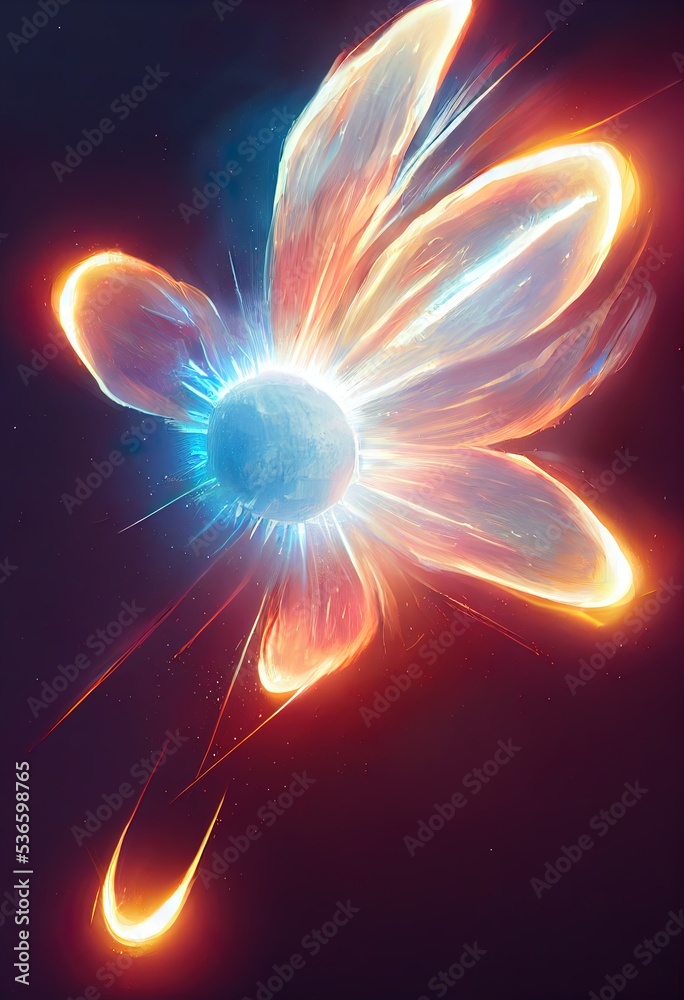 Exploding Star Planet Space Landscape - Digital Art, 3D Render, Concept ...