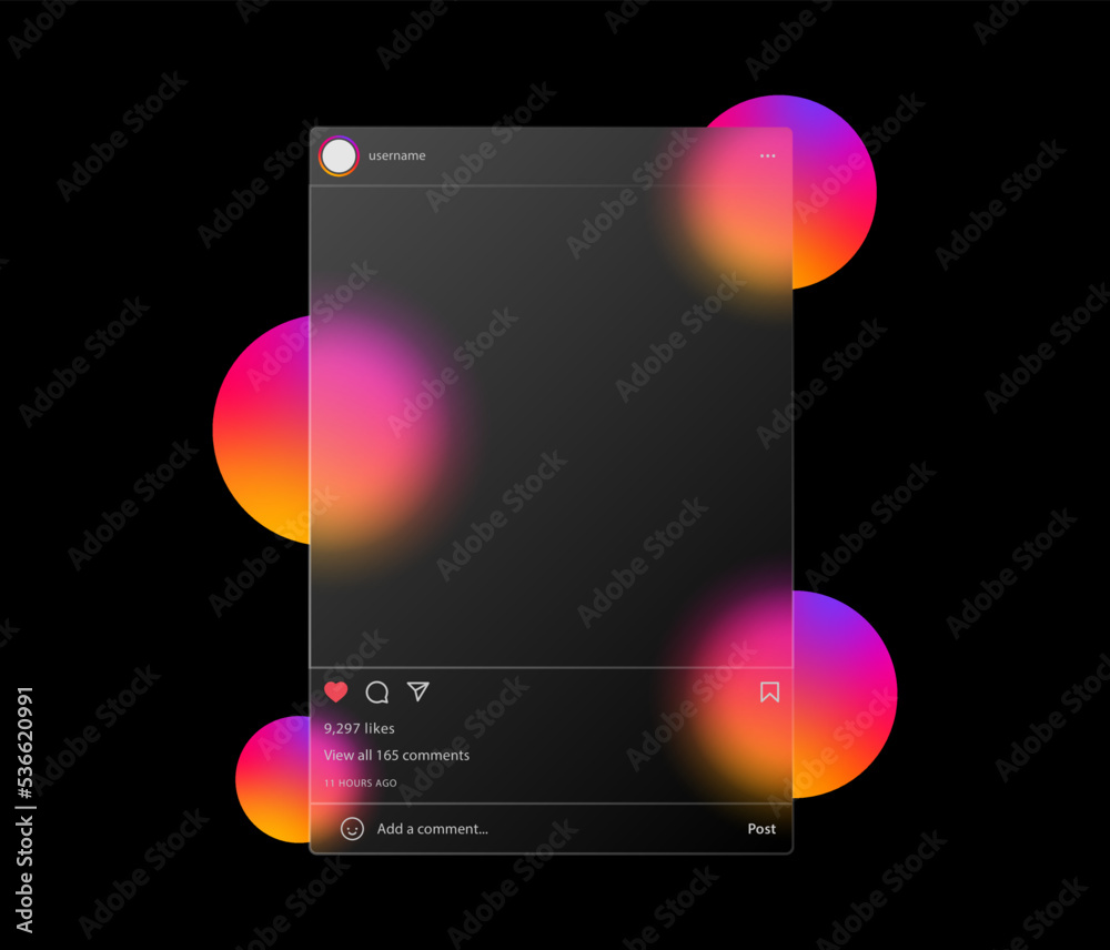 instagram mockup social media post template , instagram feed post mock ...