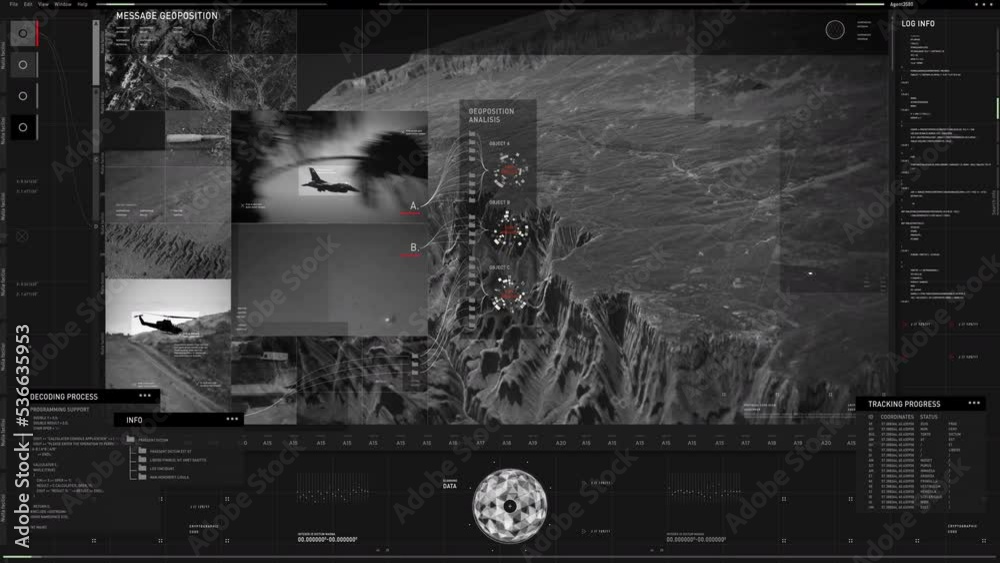 Vidéo Stock Spy Using Advanced Tech System For Connection To Military ...