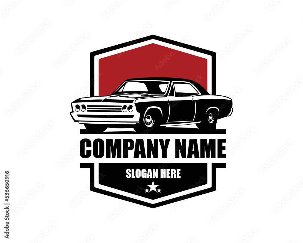 American Muscle Classic Car Garage Logo Design. This logo can be used ...