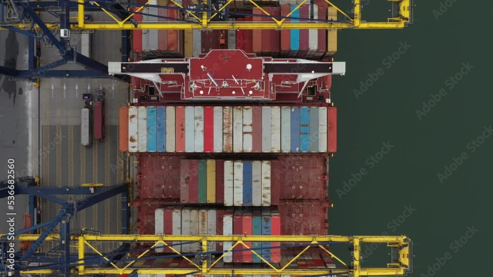 Container ship, Business logistic import-export transport international ...