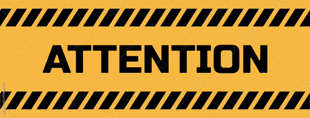 attention sign Stock Vector | Adobe Stock