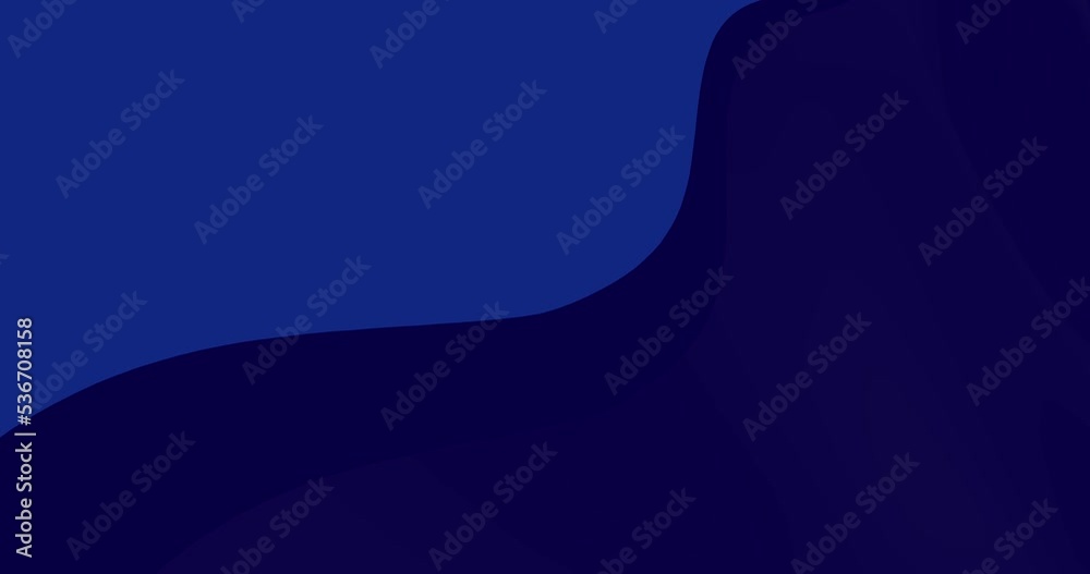 Flat geometric background with blue waves animation in loop. Looped ...