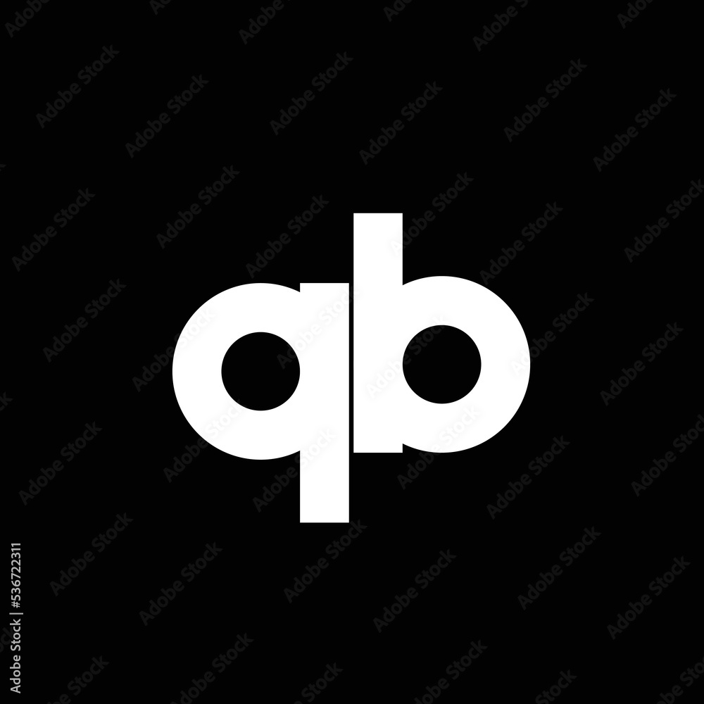 QB QB Logo Design, Creative Minimal Letter QB QB Monogram vector de ...