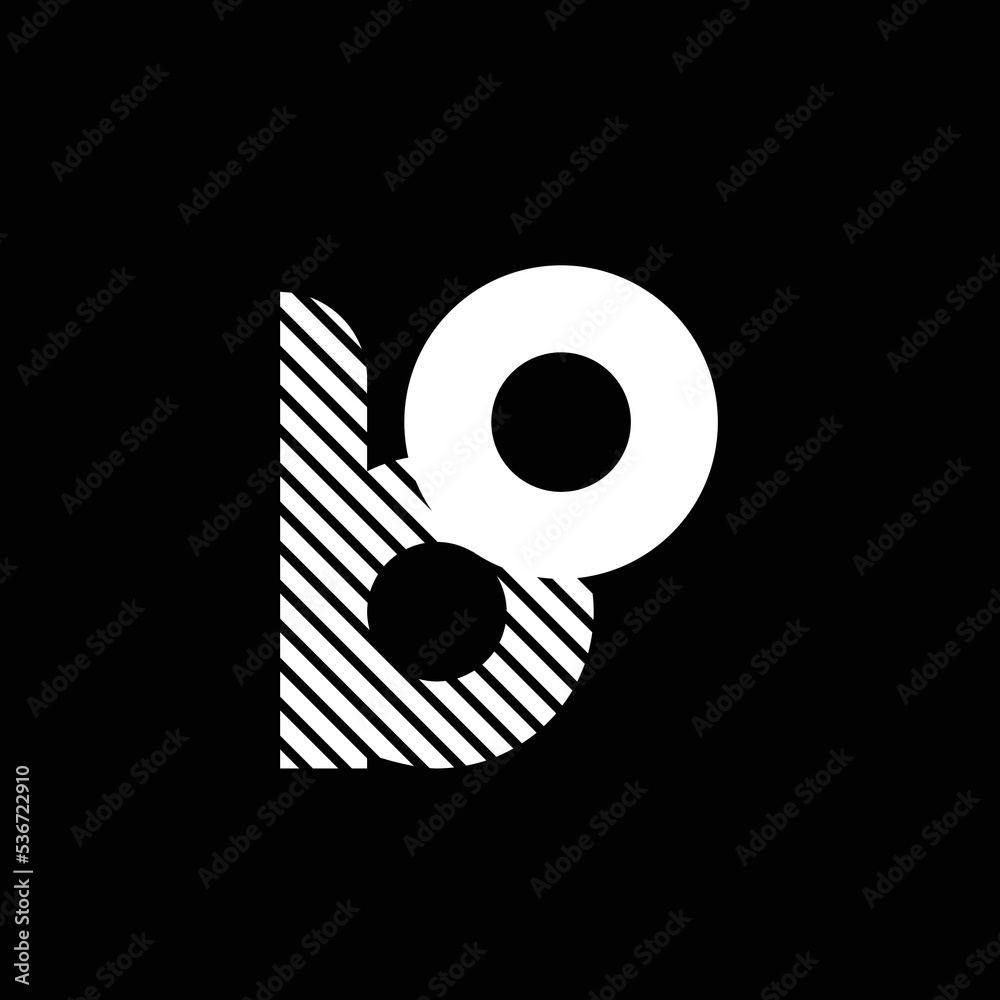 BO BO Logo Design, Creative Minimal Letter BO BO Monogram Stock Vector ...