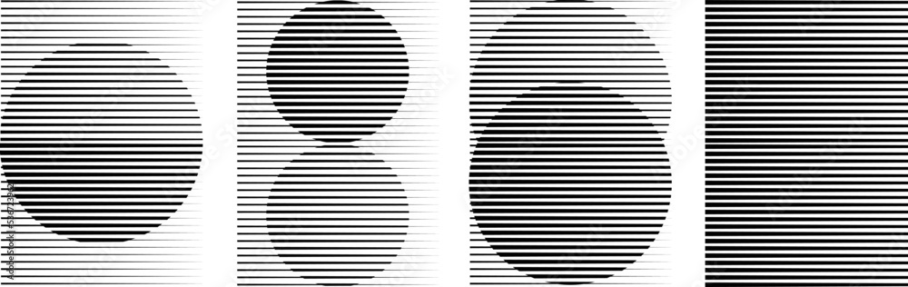 Art composition with lines .Modern art design .Design elements set ...