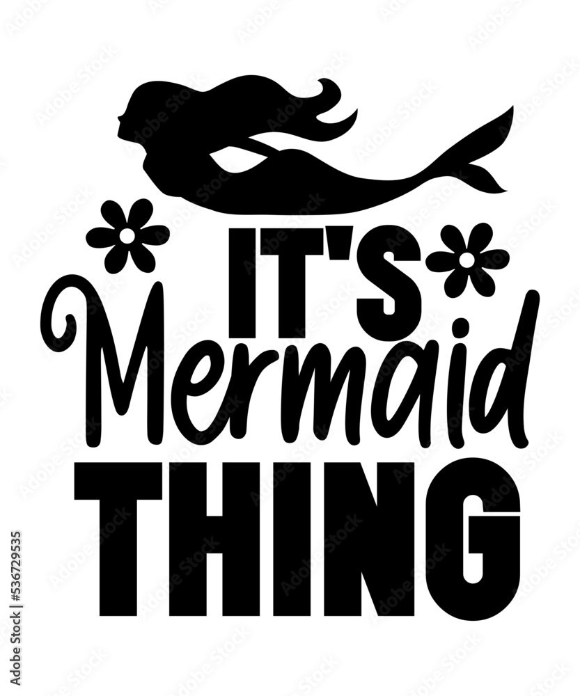 Mermaid Svg Bundle Mermaid Tail Mermaid Party Mermaid Svg Bundle
