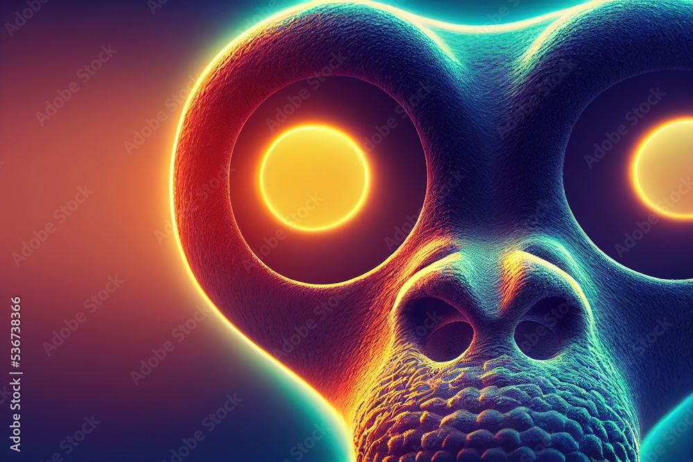 Monkeypox virus infection pandemic. Monkeypox viral cell under ...