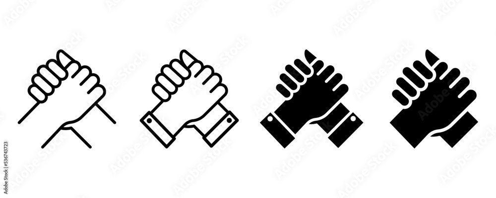 Human handshake. Symbol brotherhood. Homie handshake. Symbol from arm ...