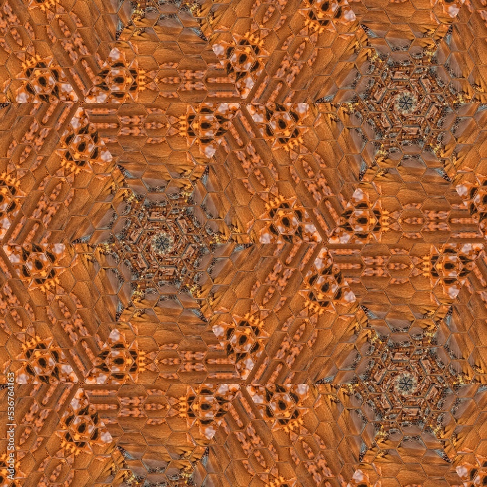 Mystical pattern design for the background. 3d illustration art for ...