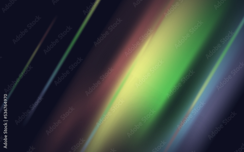 Rainbow crystal light leak flare reflection. Colorful optical rainbow ...