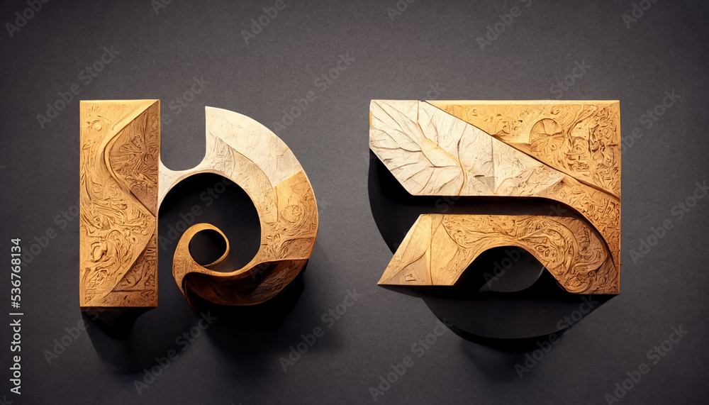 3D Logo Design Concept Art Background Illustration Stock Illustration ...