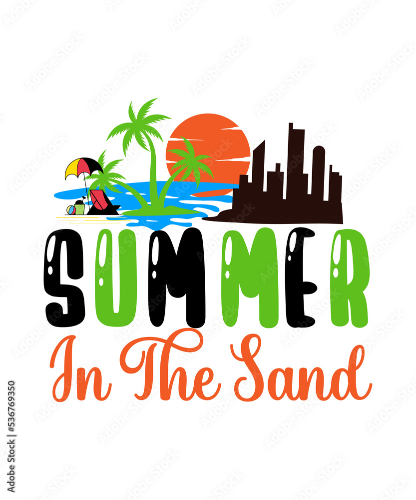 Summer Beach Bundle SVG, Beach Svg Png Bundle, Summertime, Funny Beach ...