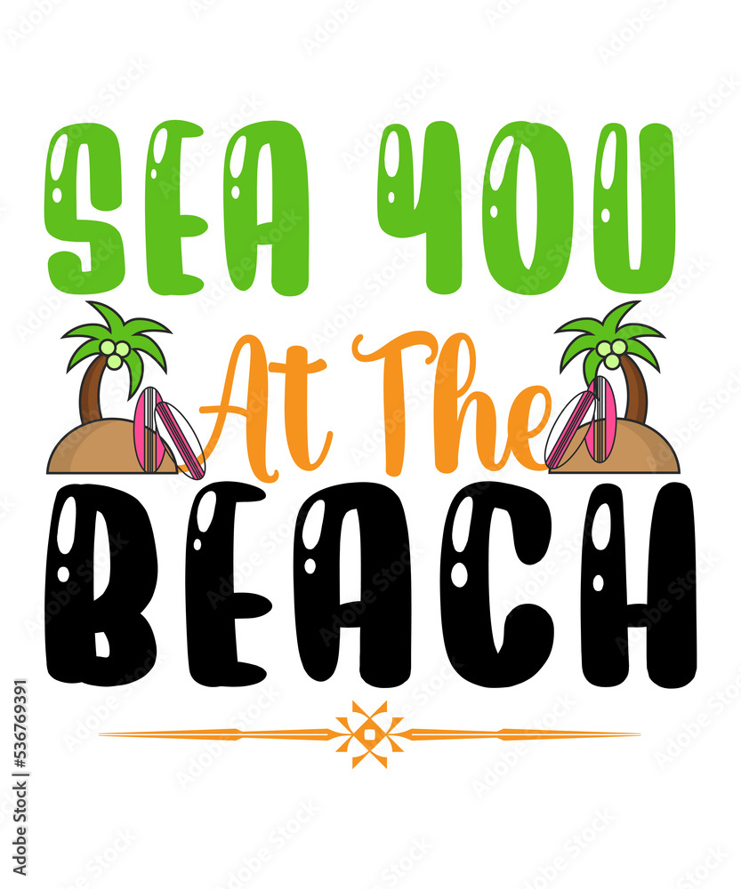 Summer Beach Bundle SVG, Beach Svg Png Bundle, Summertime, Funny Beach ...