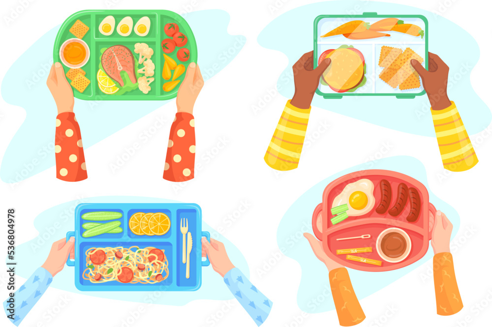 School Lunch Tray Clip Art