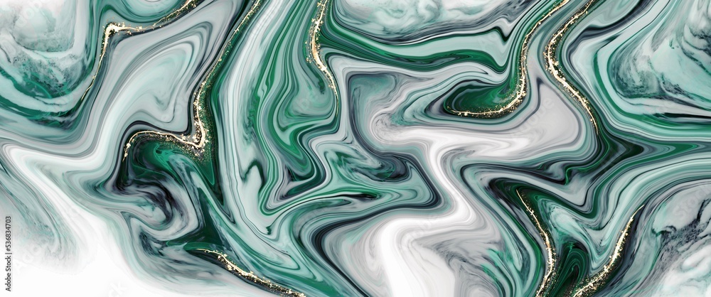 Green emerald abstract backround with marble texture, elegant design ...