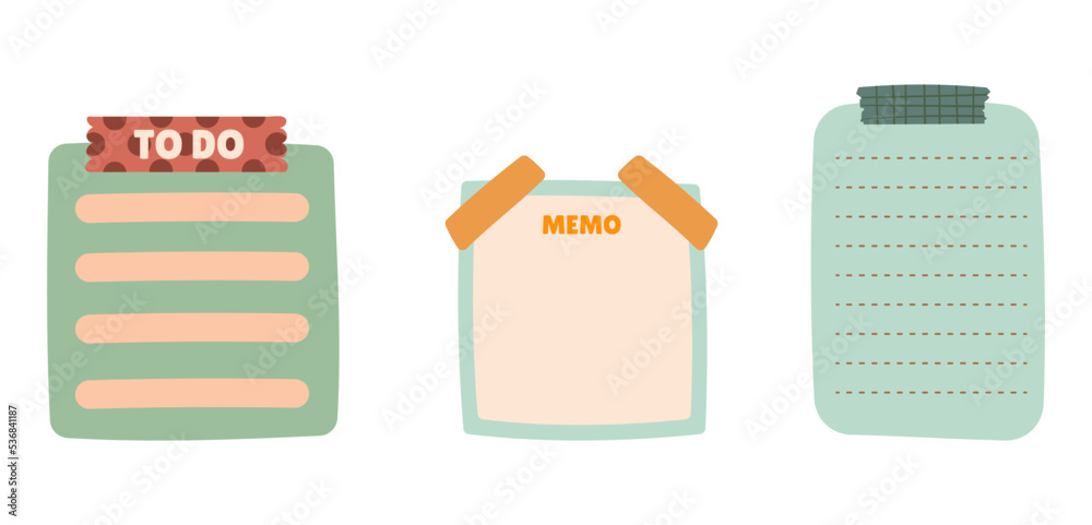 Cartoon Planners, Bullet Journal Frames, Borders, To-do List, Note ...