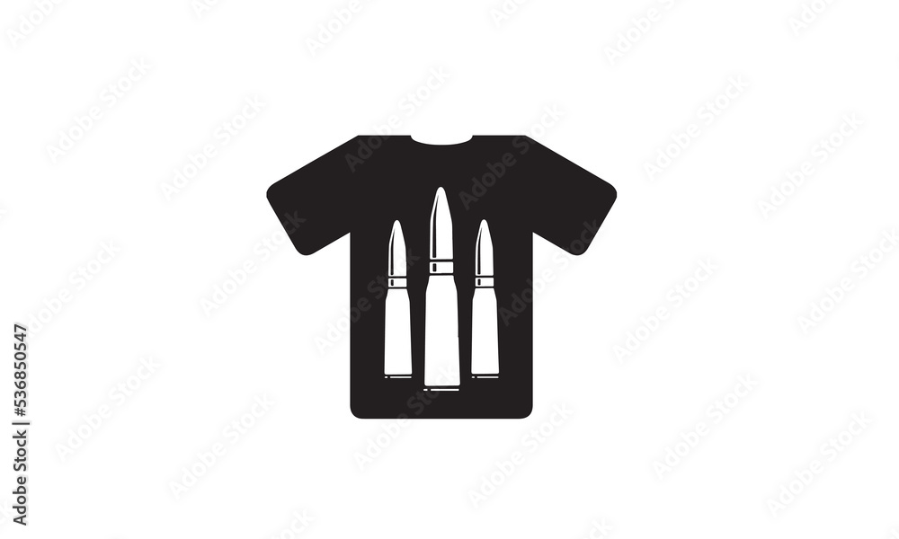 akm bullet icons t-shirt - vector design illustration, it can use for ...