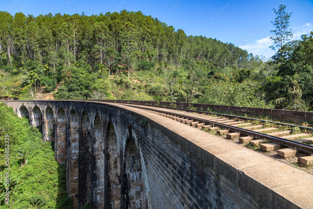 Nine arch bridge in Sri Lanka Stock Photo | Adobe Stock