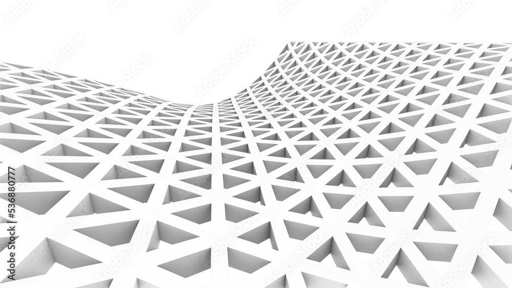 Triangular Parametric Pattern - Texture View 7 Stock Illustration ...