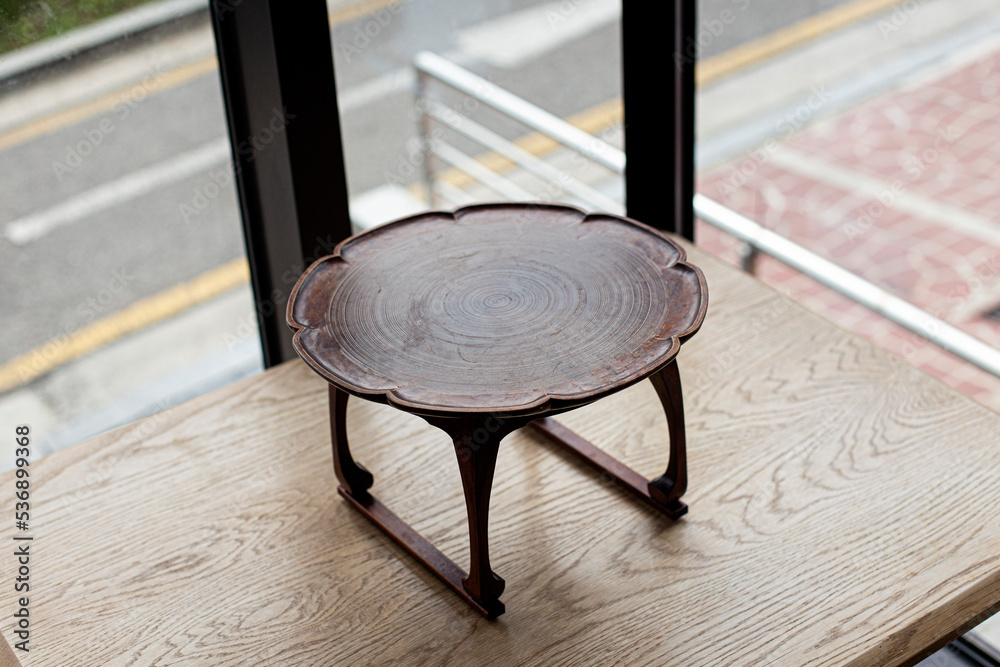 Korean traditional small portable dining table Stock Photo | Adobe Stock