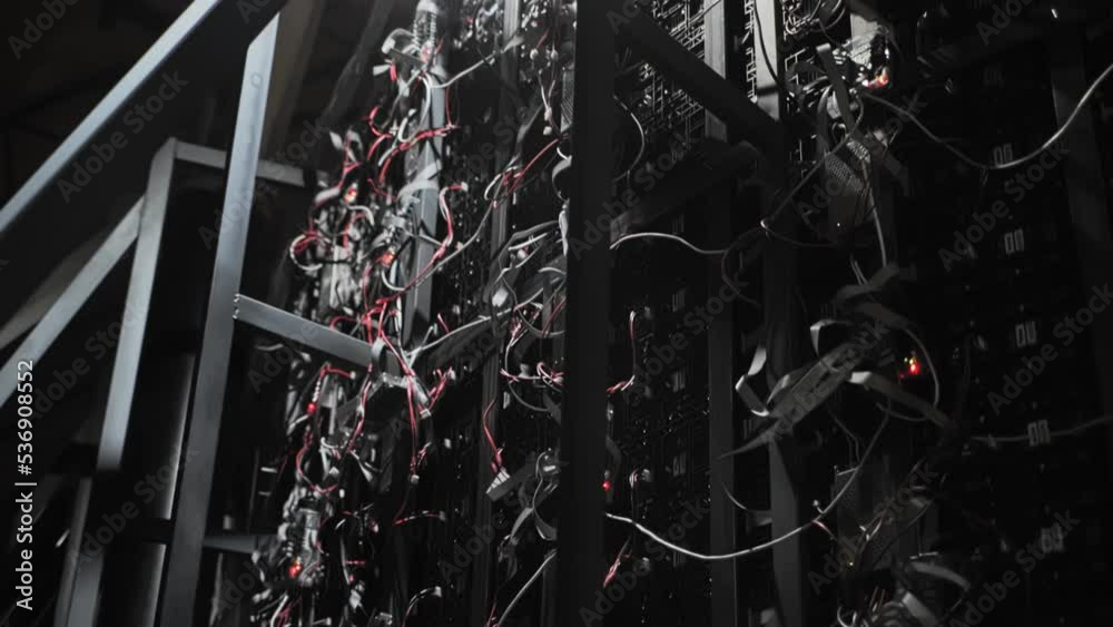 Vidéo Stock Flip other side of VFX led wall screen panels for virtual ...