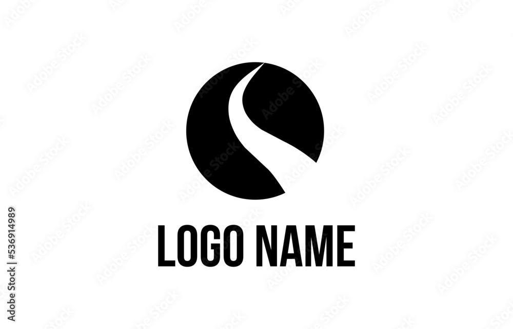 Logo Circle Road maintenance creative concept. Open a logo design ...