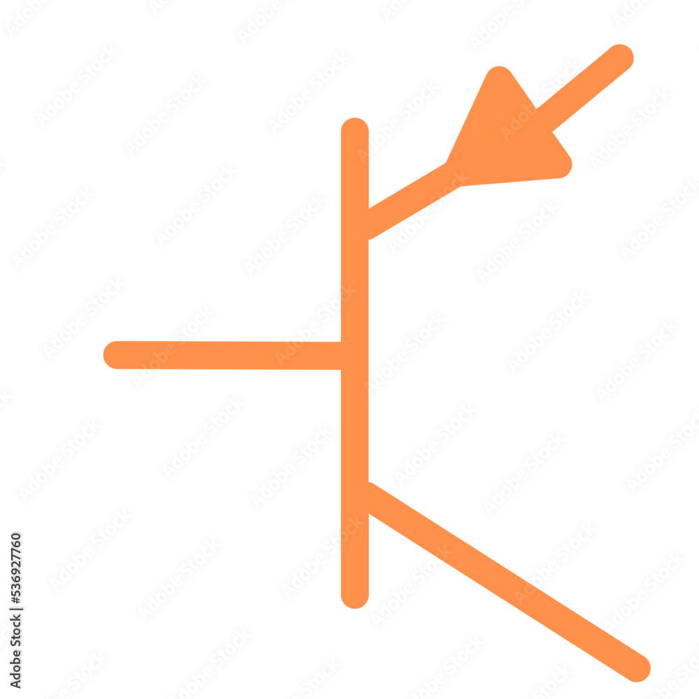 pnp pnp transistor transistor transistor symbol icon Stock Vector ...