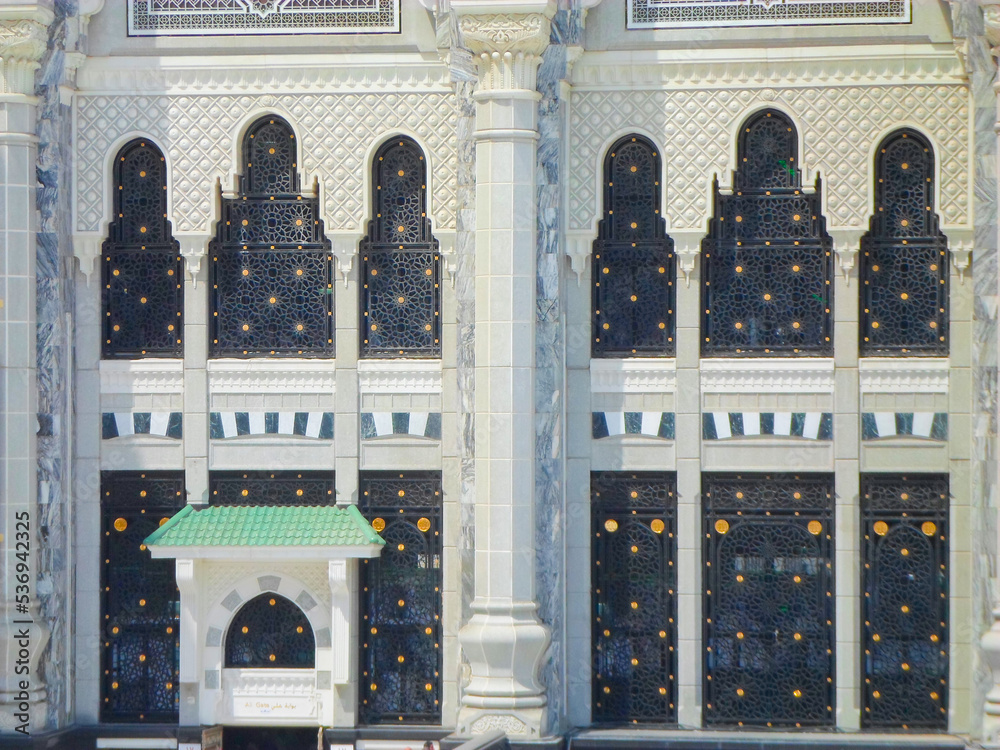 Doors and details of the holy place kaaba, mecca, saudi arabia Stock ...