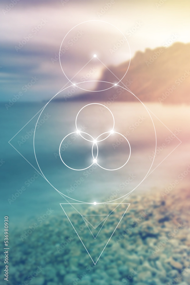 Flower of life. Tree of life. Sacred geometry spiritual new age ...