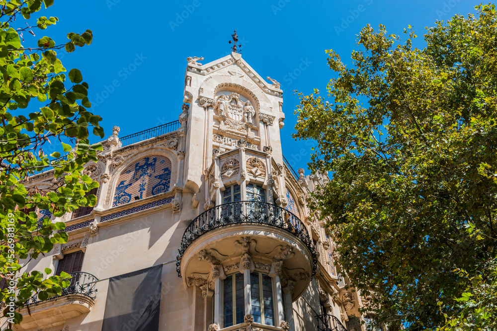 Foto de Grand Hotel- Emblematic building in der Altstadt von Palma auf ...