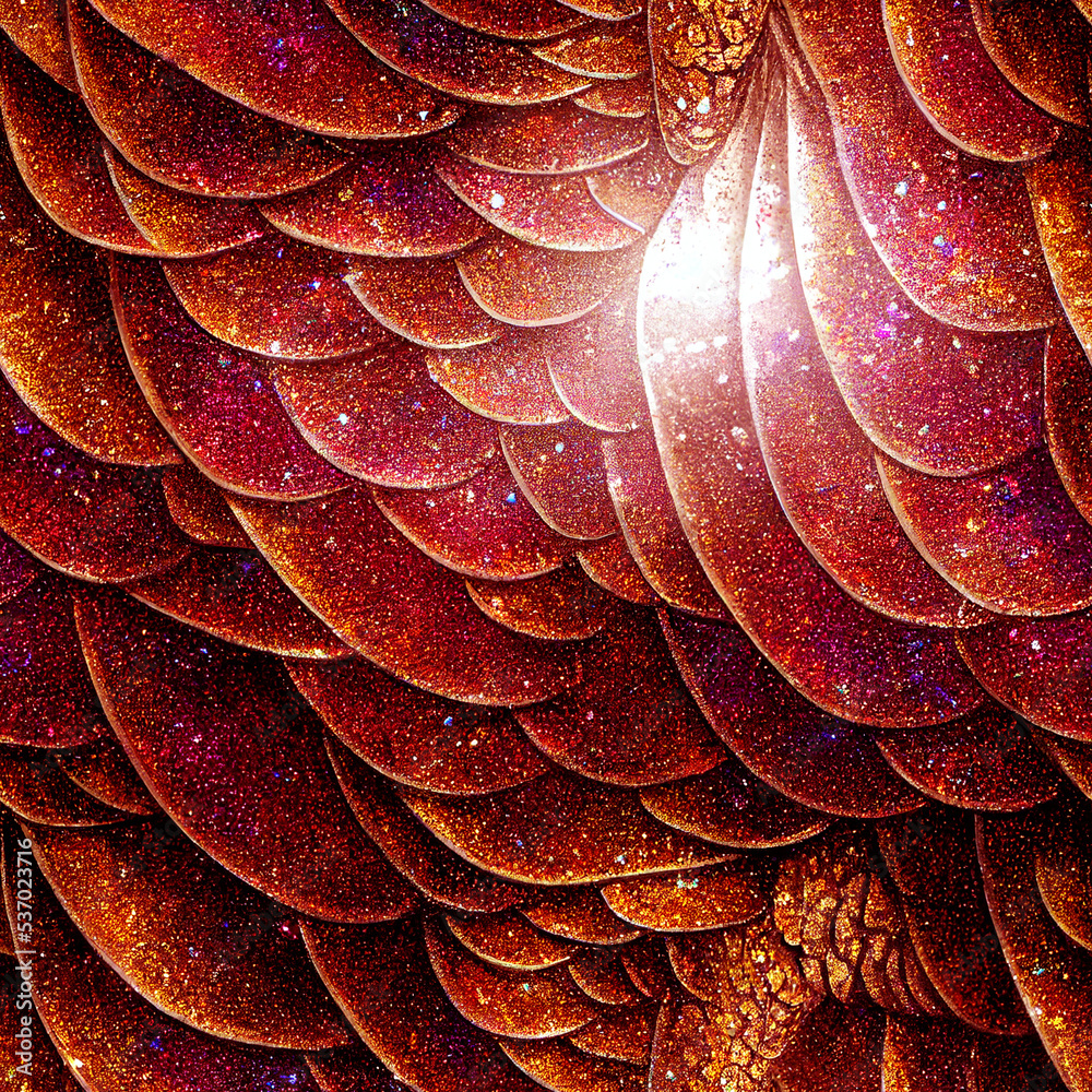 Luxurious Dragon Scales Pattern • Luxury Red Dragon Collection Digital ...