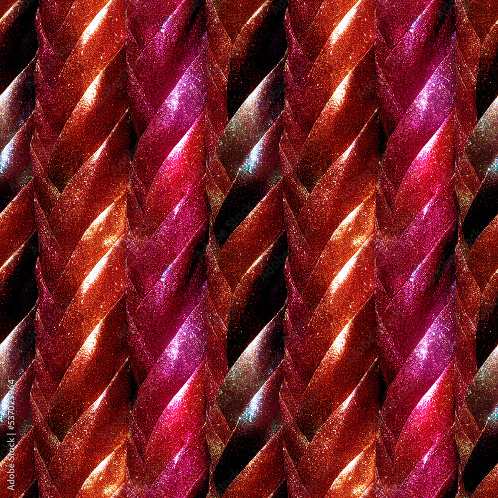 Glitter Shimmer Braid Pattern • Luxury Red Dragon Collection Digital ...