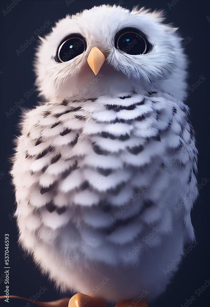 Cute Fluffy Owls