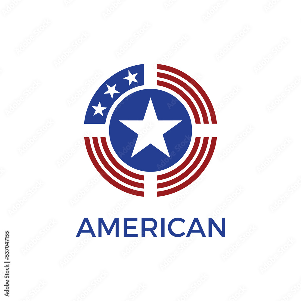 american badge emblem logo. American USA Flag Star Wings for Military ...