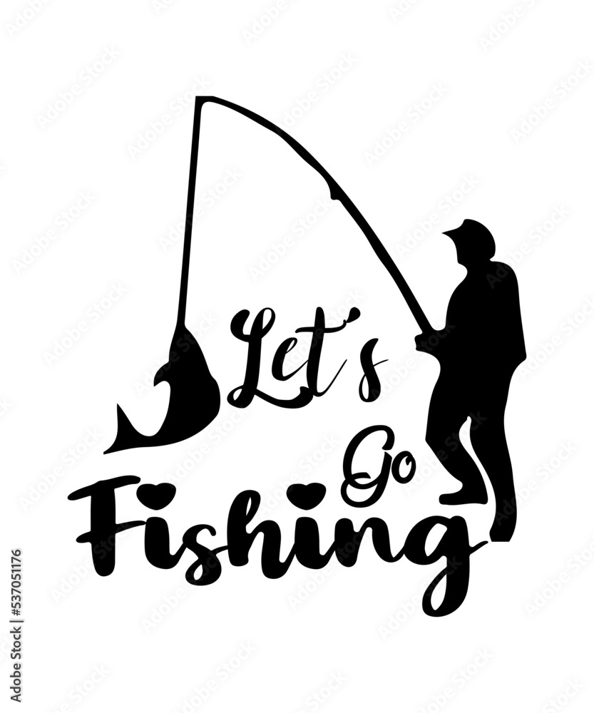Fishing Svg, Fishing Silhouette, Fishing Cut Files, Fishing Svg Bundle ...