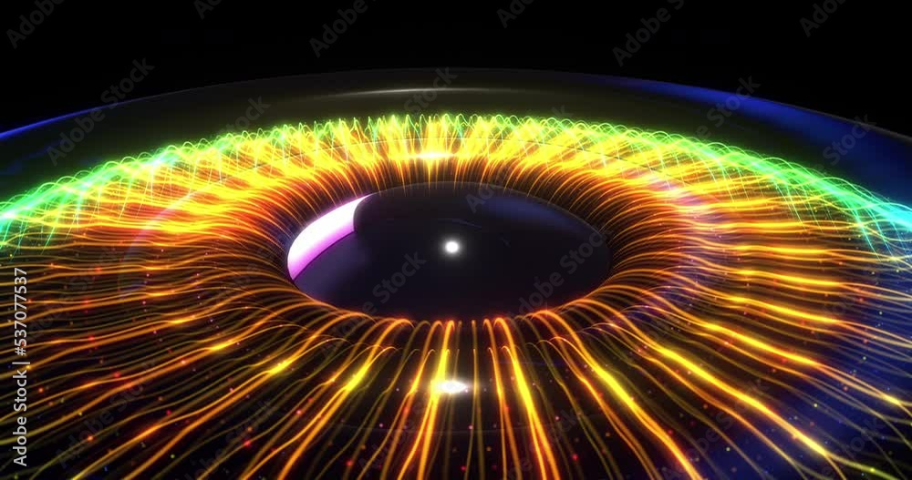 Next generation artificial intelligence humanoid eye formed by fiber ...