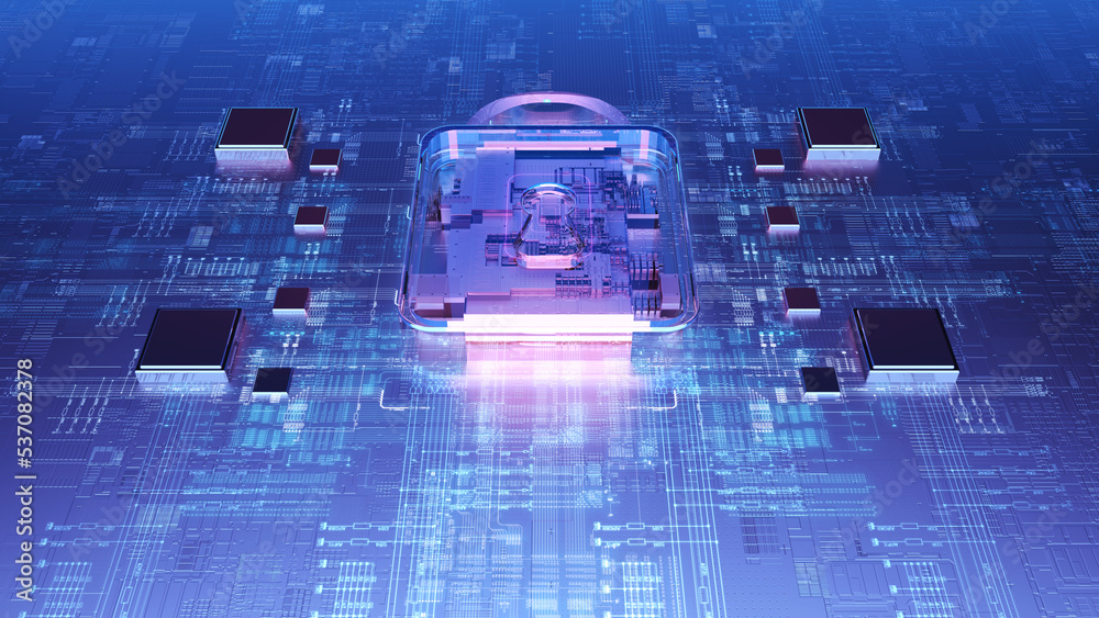 Technology background security concept/Technology background of the ...